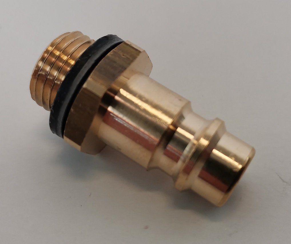 Lynkobling til luft "han", 1/4" m. bryst - Kompressorer og tilbehør ...